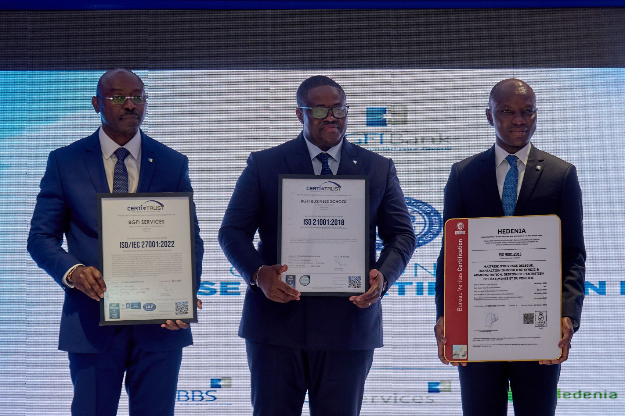 BGFIBank obtient une triple certification ISO qui renforce son ...