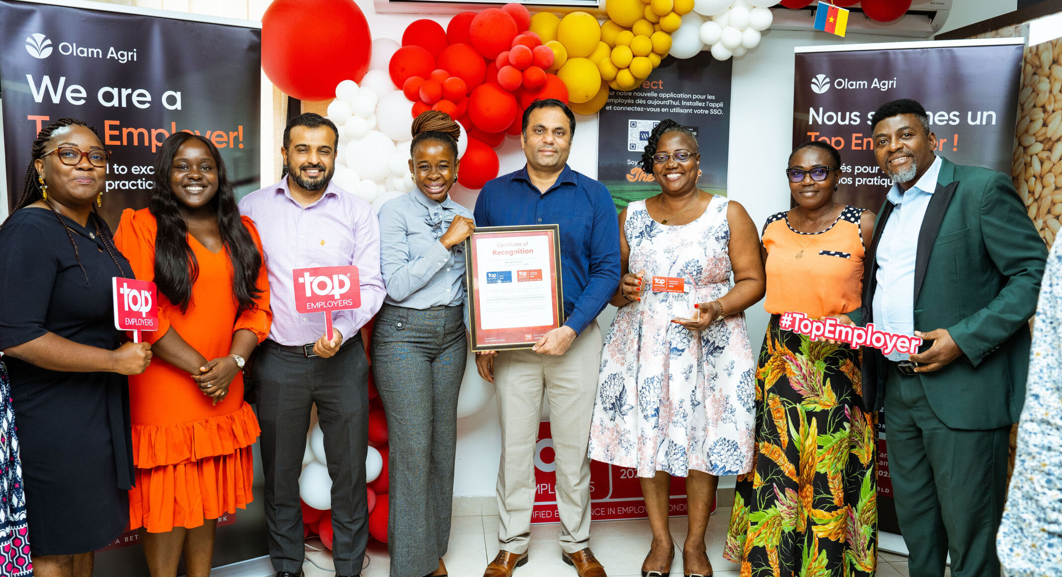 Olam Agri reconnu comme Top Employer 2025 au Cameroun pour la deuxième ...