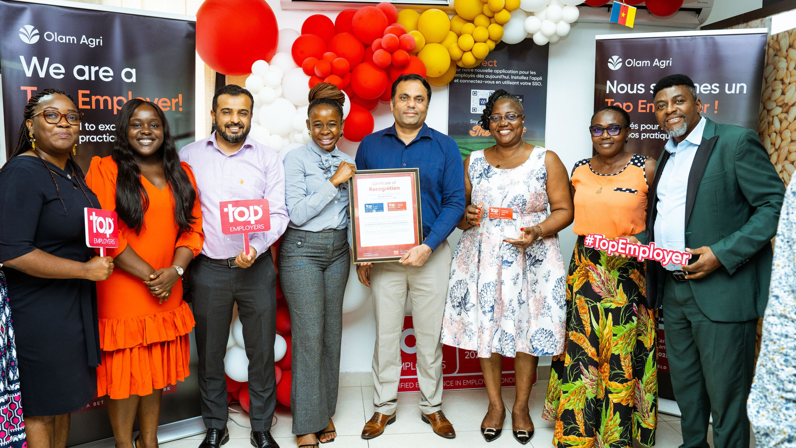 Olam Agri reconnu comme Top Employer 2025 au Cameroun pour la deuxième ...