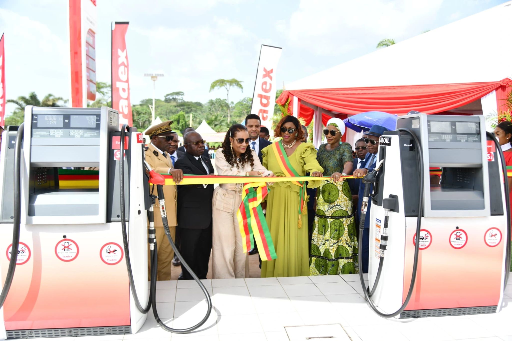 Au Cameroun, le marketer Tradex inaugure une nouvelle station-service ...